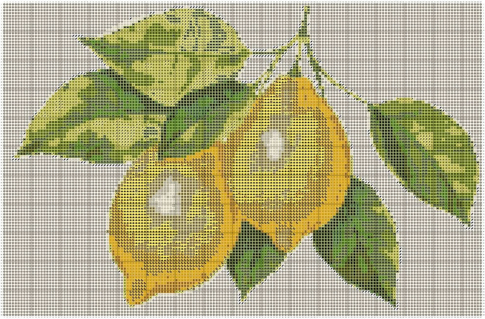 Lemons Downloadable PDF Cross Stitch Pattern - Threading Carefully